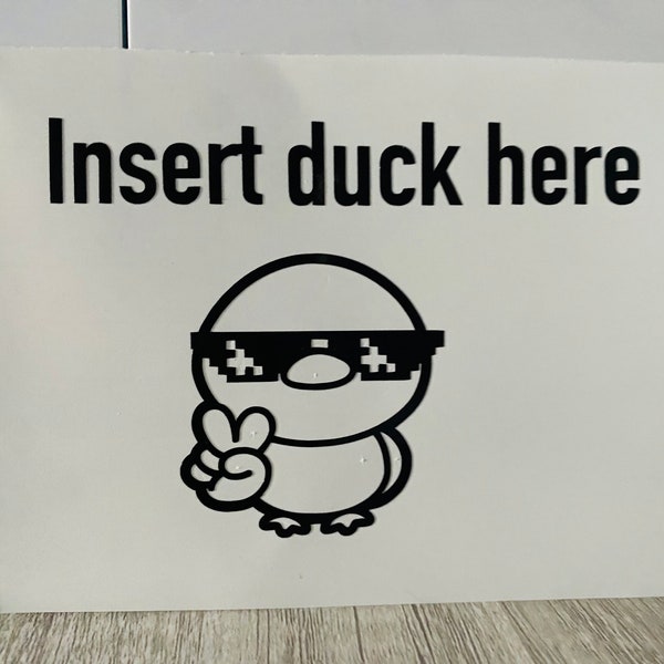 Insert Duck Here - Etsy