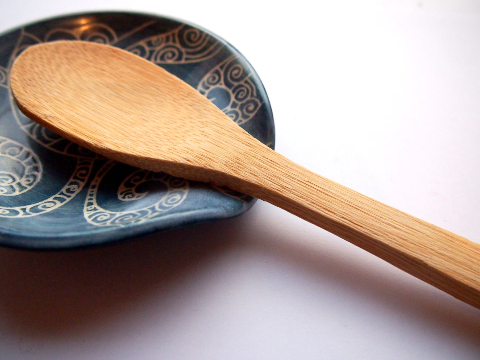 Spoon Rest Black With Starry Night Design Chef Cooking - Etsy