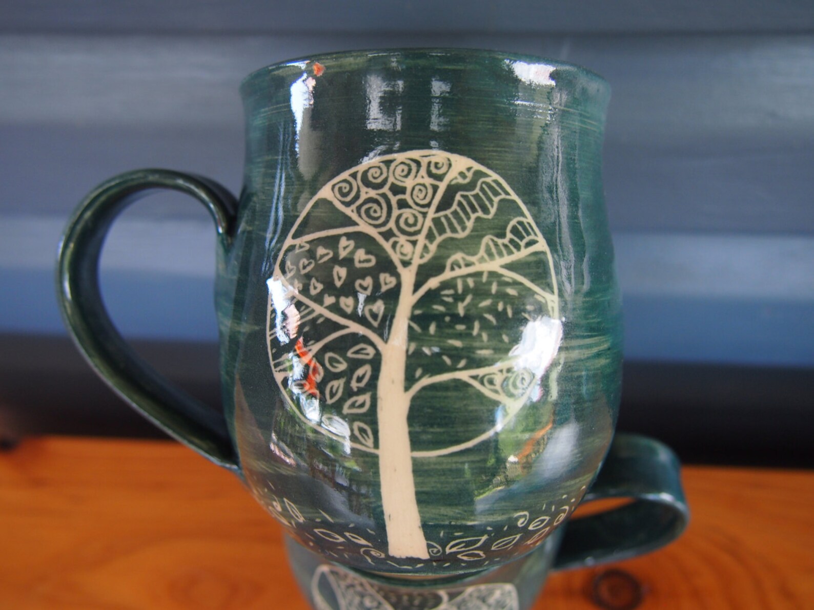 Unique Coffee Mug Handmade and Hand Decorated Coffee Mug Tree - Etsy