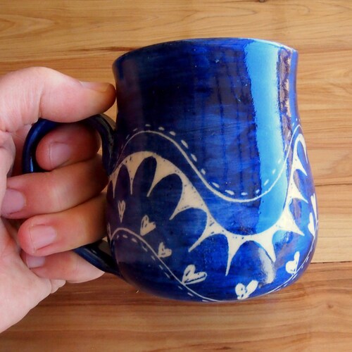 Unique Coffee MUG Handmade and Hand Decorated Mug for Coffee - Etsy