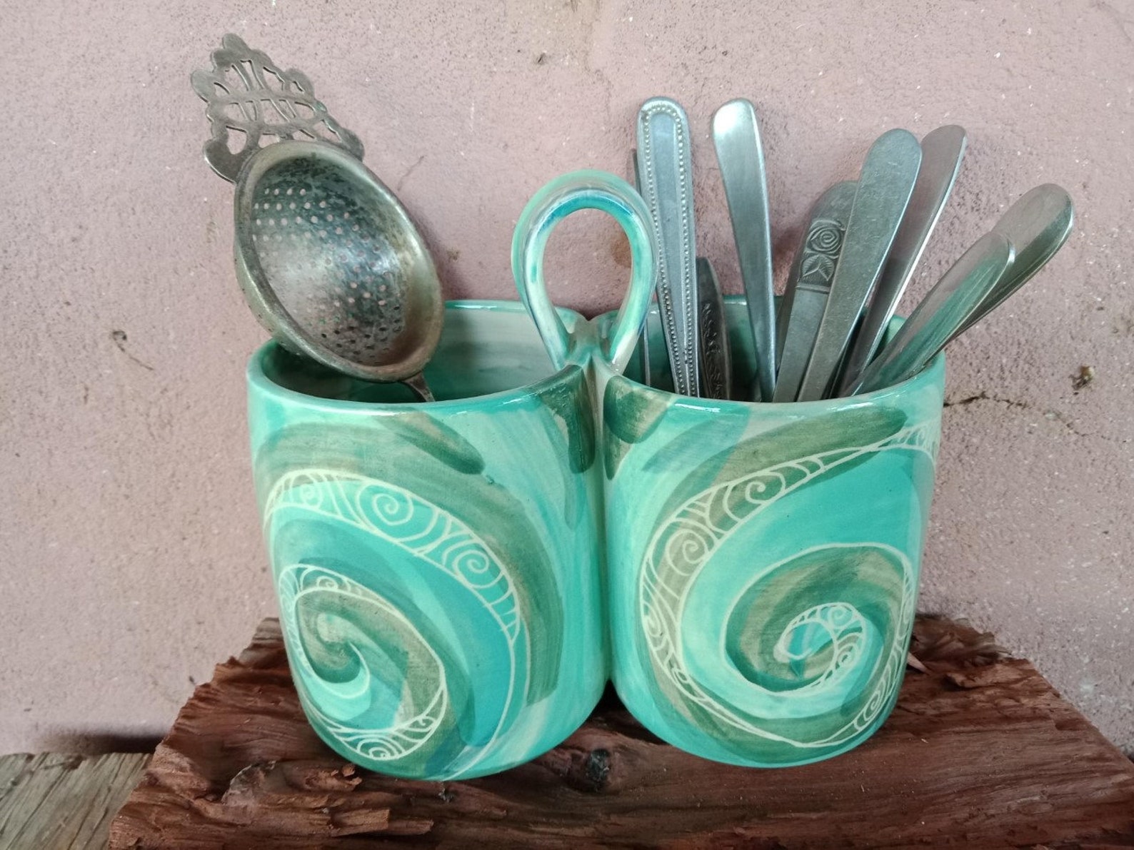 Teaspoon Caddy Spooner Teaspoon Holder Teaspoon Storage - Etsy Australia
