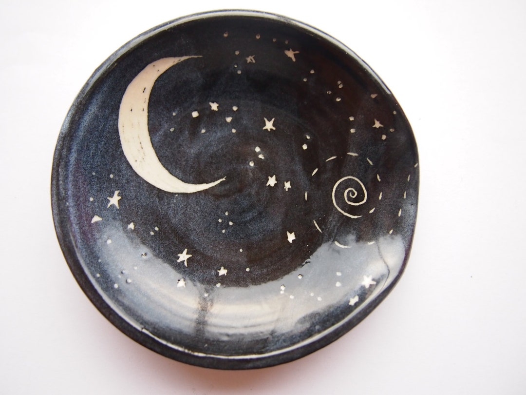 Spoon Rest Black With Starry Night Design - Chef Cooking Utensil Chef ...