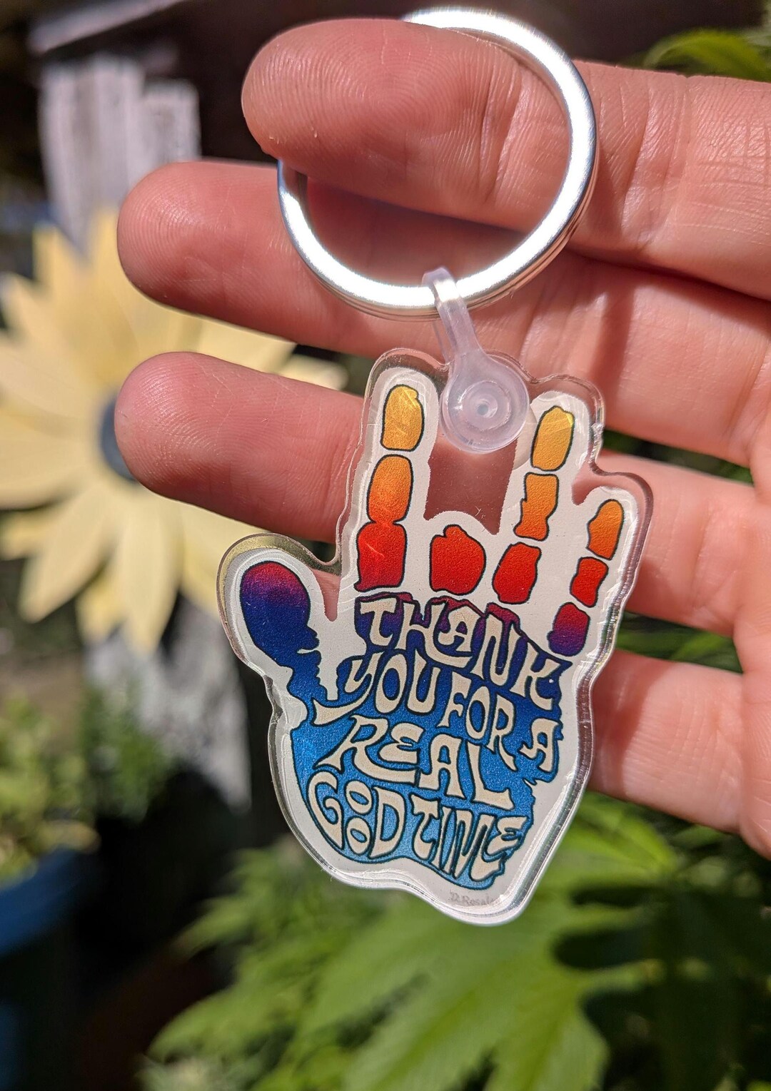 Desiree Rosalee Art Keychain ~ Jerry Hand - Etsy