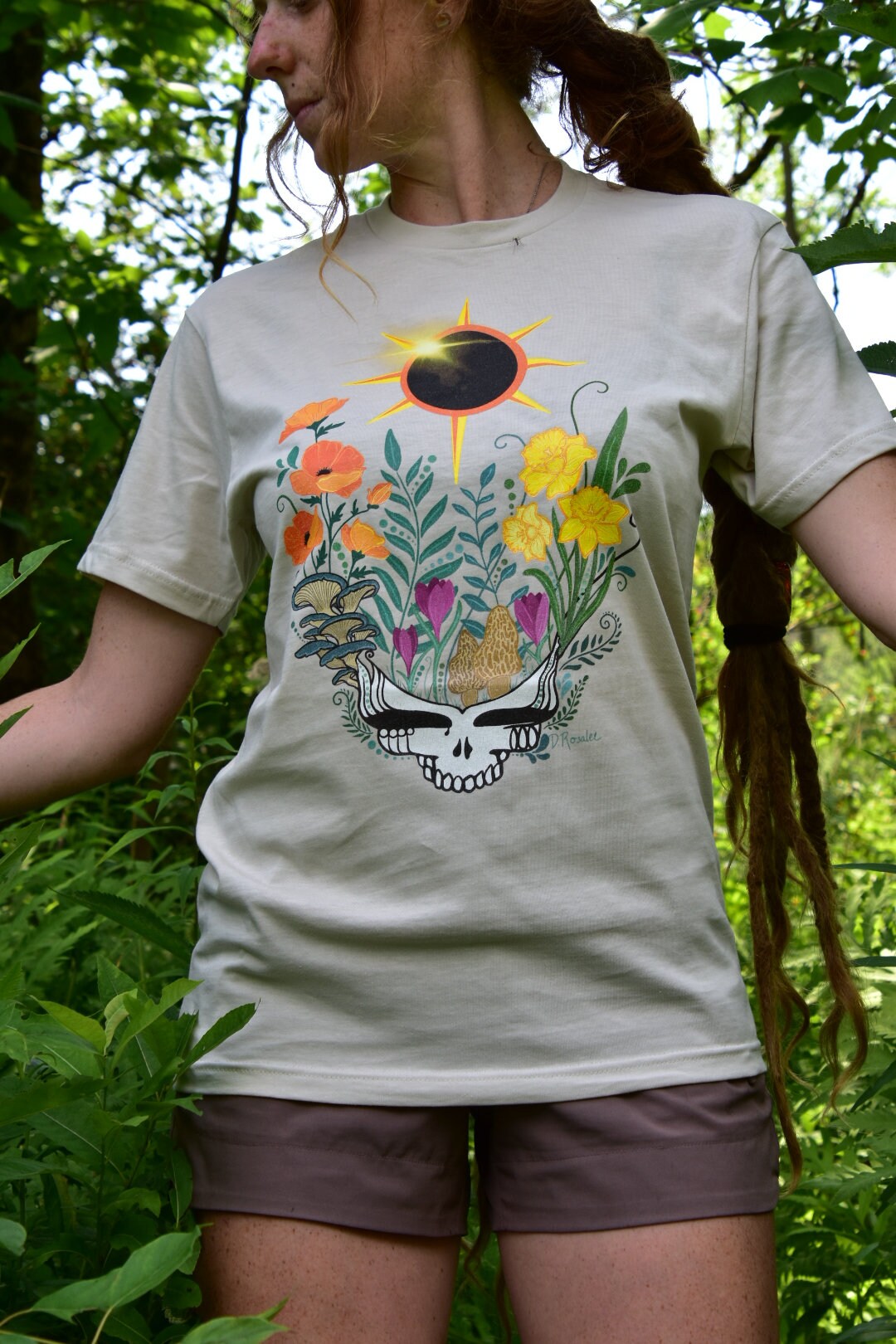 Desiree Rosalee Art ~ Dark Star Design~ Color Sand T-shirt ~ Size Chart ...