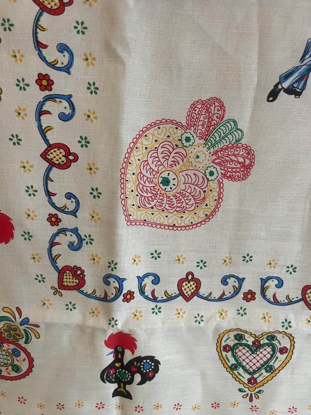Vintage Style Traditional Portugal Tablecloth Campino Cowboy 76x54 - Etsy