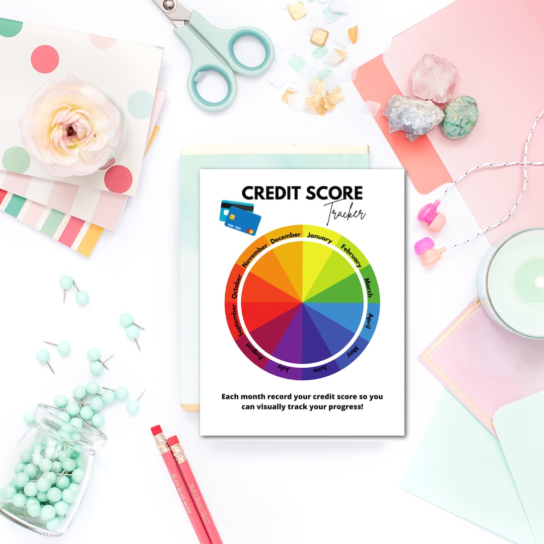 Credit Score Tracker, Credit Printable, Credit Repair, Credit Score ...