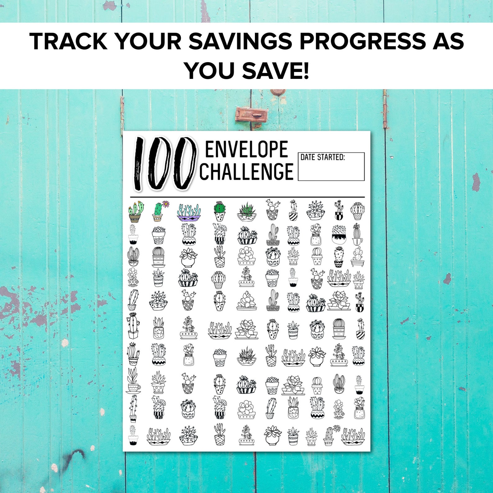 Money Saving Challenge Bundle, Printable Money Savings Challenge ...