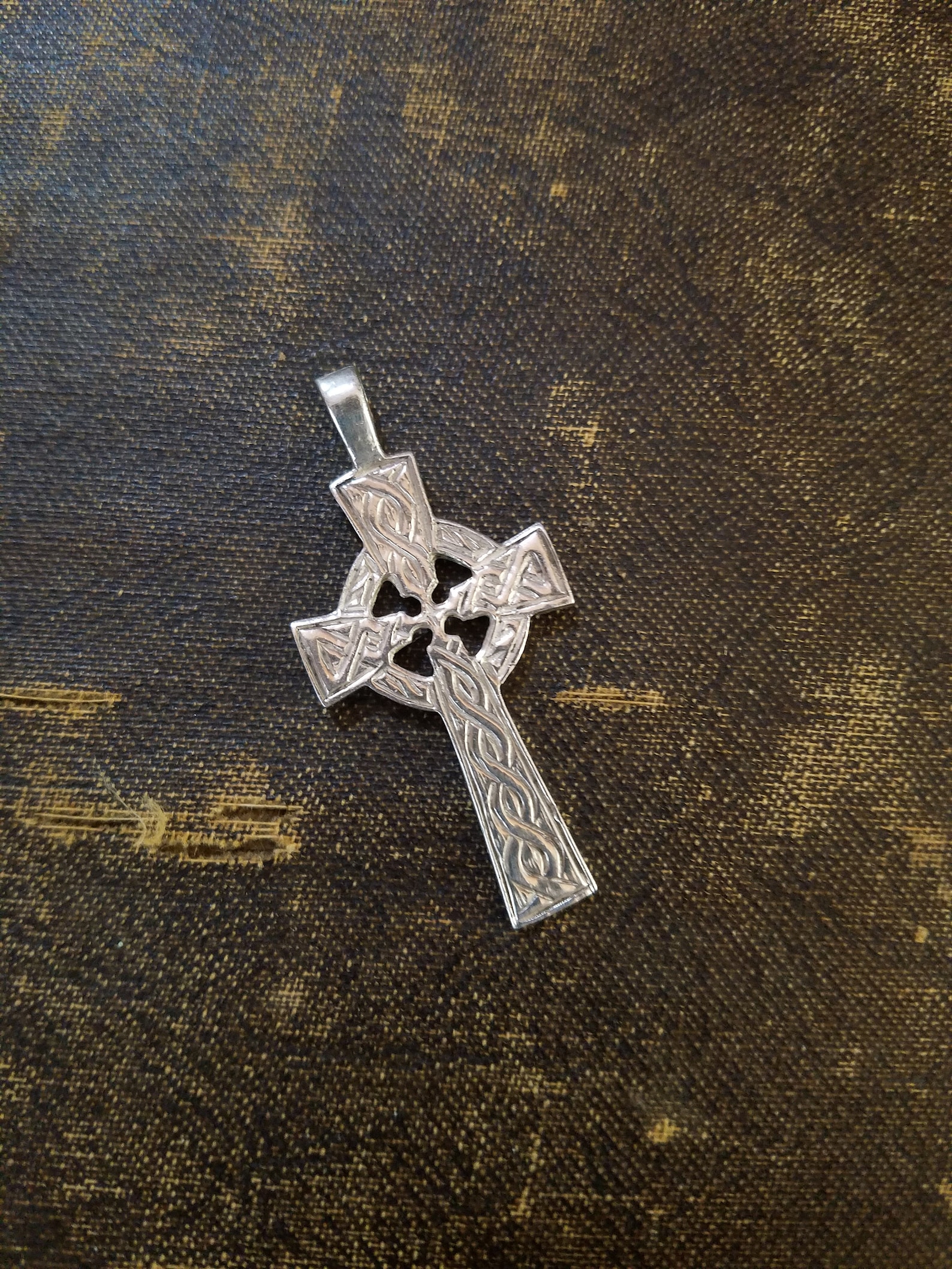 Celtic Medieval Cross Pendant, Steampunk Cross Necklace, Layering ...