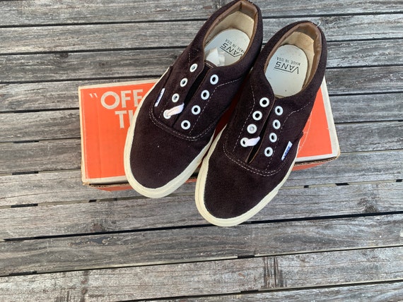 Vintage Vans Skateboarding Shoes 1970s/1980s Deadstock With Vintage Vans Skateboarding Shoes 1970s/1980s Deadstock With