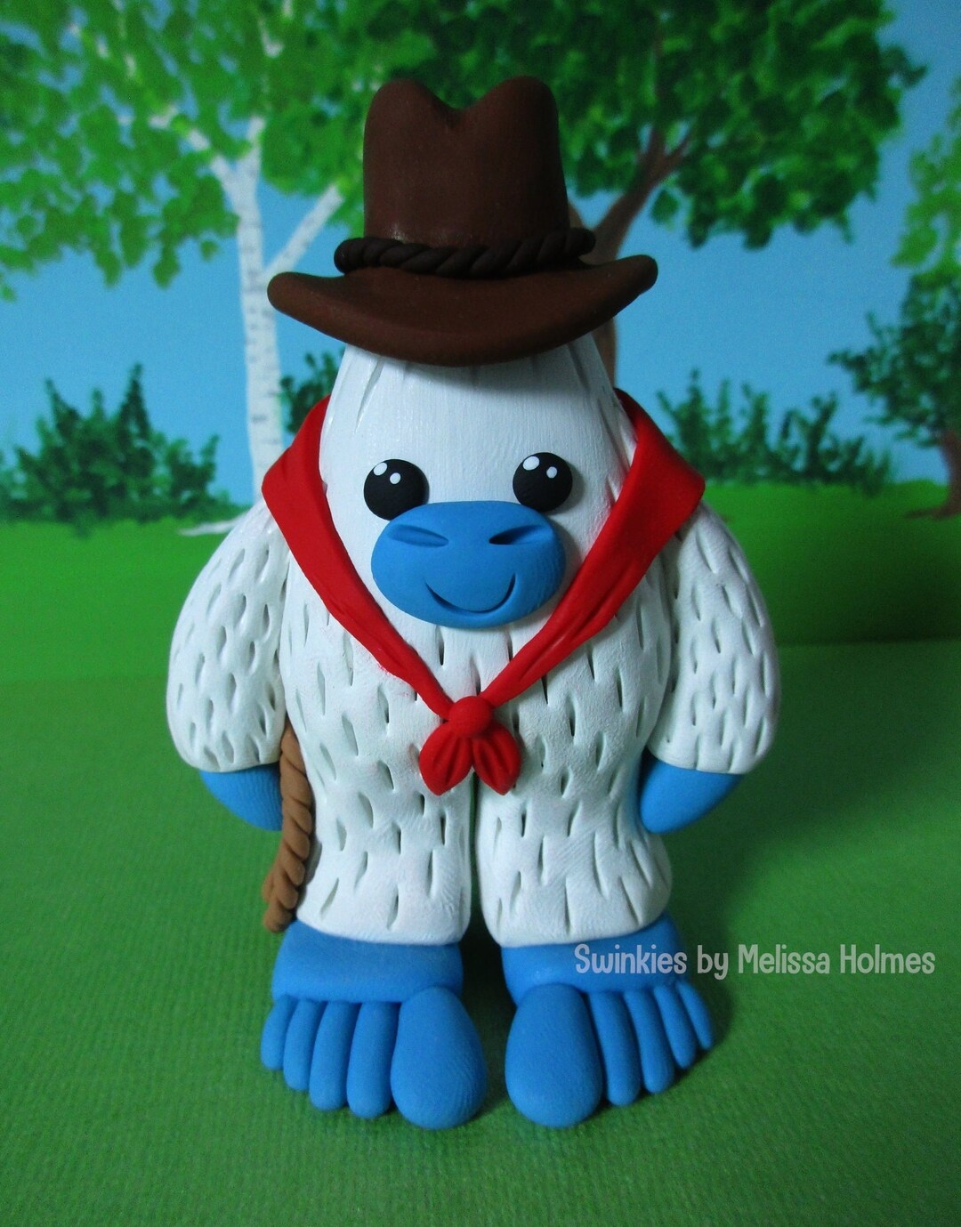 Cowboy Cryptid Sculptures With Yeti and Bigfoot Options - Etsy