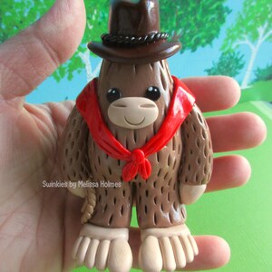 Cowboy Cryptid Sculptures With Yeti and Bigfoot Options - Etsy