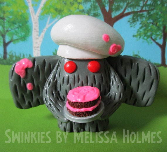 Baker Mothman Sculpture With Cake and Icing Color Options | Etsy