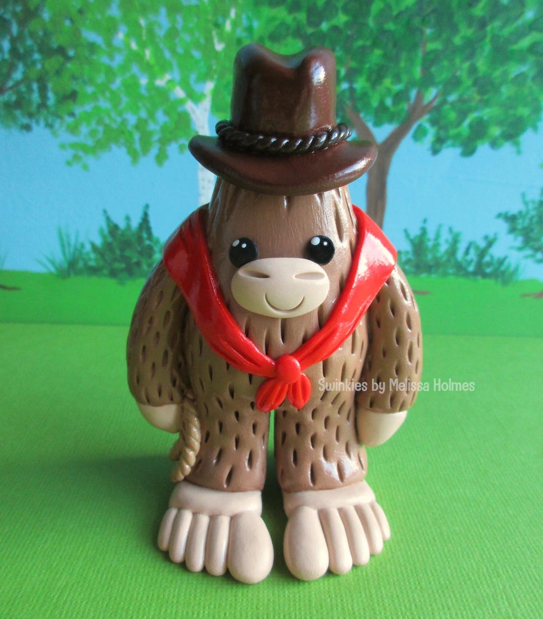 Cowboy Cryptid Sculptures With Yeti and Bigfoot Options - Etsy