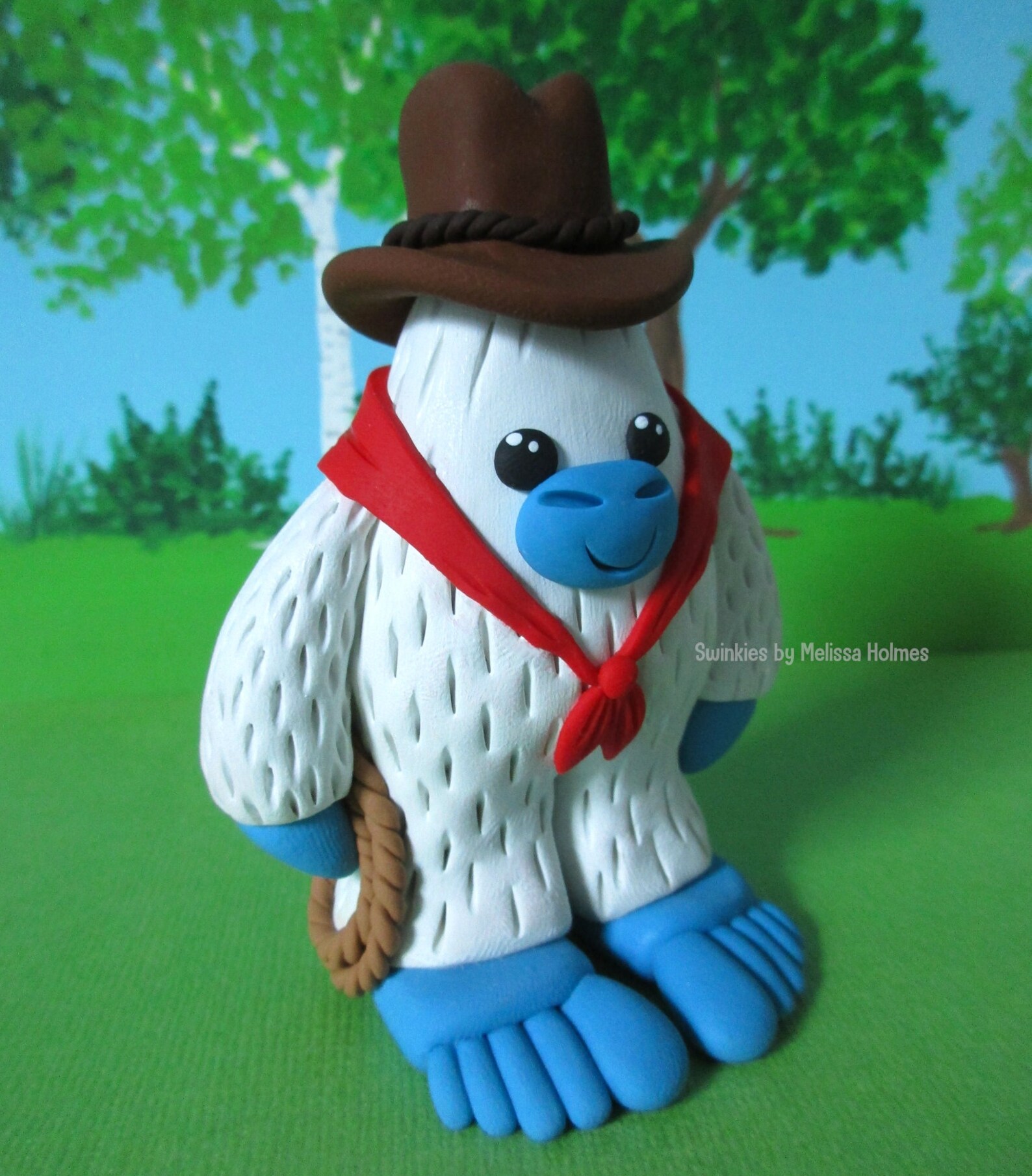 Cowboy Cryptid Sculptures With Yeti and Bigfoot Options - Etsy