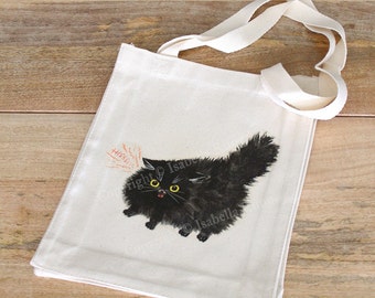 Small Fuzzball love Tote Bag With Gusset - Etsy