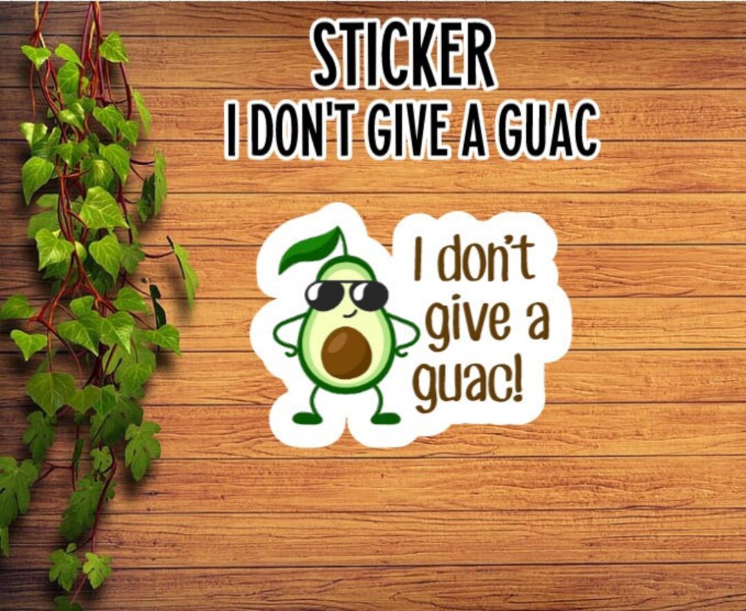 Avocado Stickers, Avocados, Food Stickers, Guacamole, Hipster Stickers ...