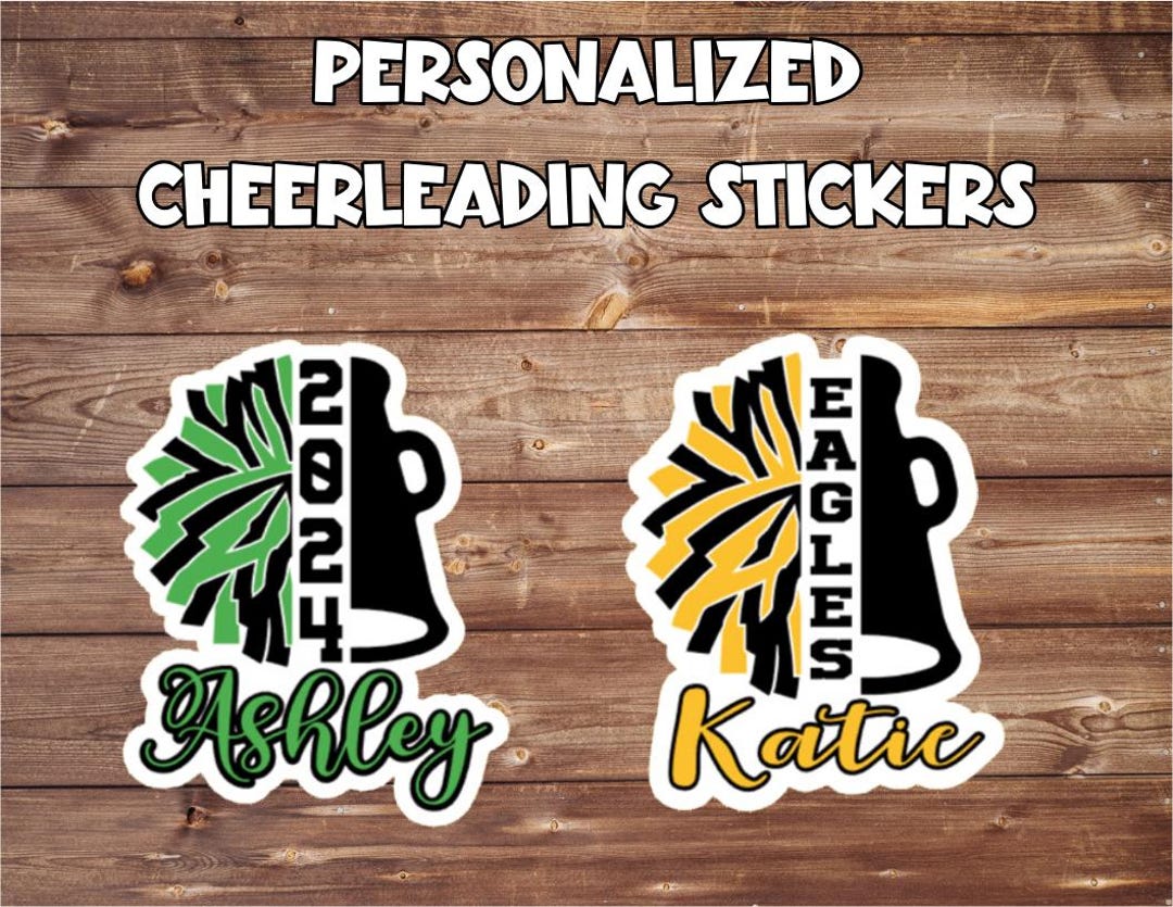 Cheerleader Stickers, Cheerleading Stickers, Cheer Stickers, Cheer Team ...