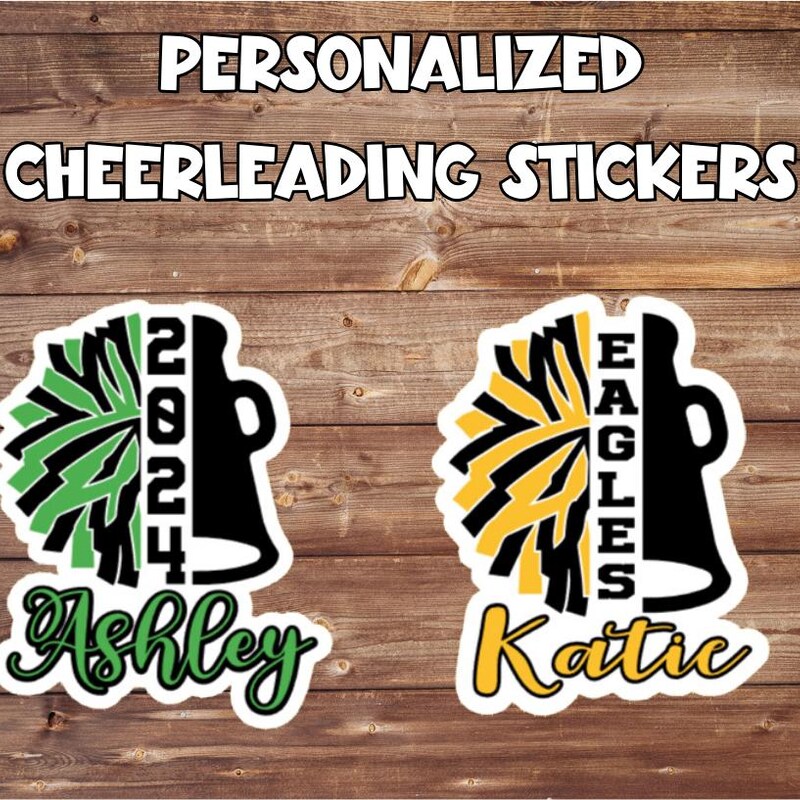 Cheerleader Decal - Etsy