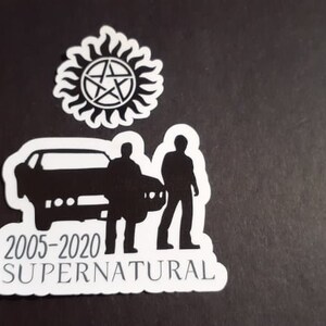 Supernatural Sticker Set Stickers Supernatural Sam Dean - Etsy