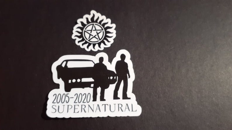 Supernatural Sticker Set Stickers Supernatural Sam Dean - Etsy