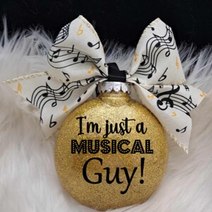 Musical Girl, Musical Guy, Theater, Theatre, Broadway Musical Ornament ...