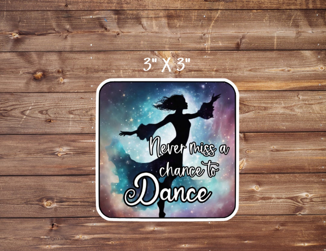 Dancing Sticker, Dance Sticker, Dancer Sticker, Dance Decal, Water ...