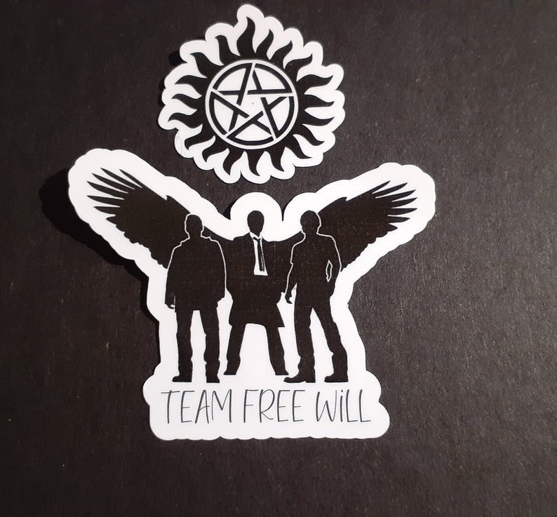 Supernatural Sticker Set Stickers Supernatural Sam Dean - Etsy