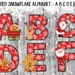 Snowflake Christmas Letters A-Z: PNG Alphabet Set (digital Download) - Etsy
