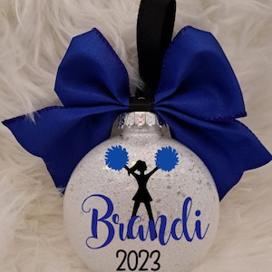 Cheerleader Christmas Ornament, Cheer, Cheerleading, Cheerleaders ...