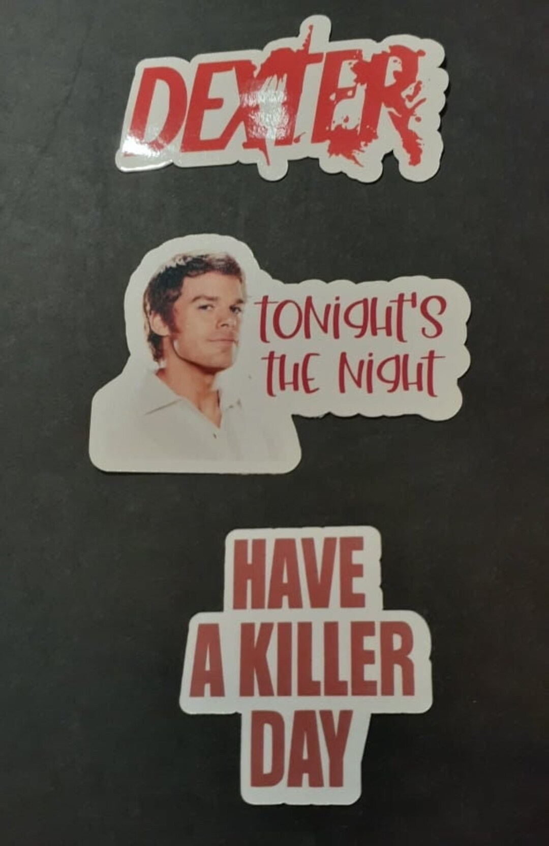 Dexter Sticker Set Stickers Dexter Morgan TV Show Blood - Etsy
