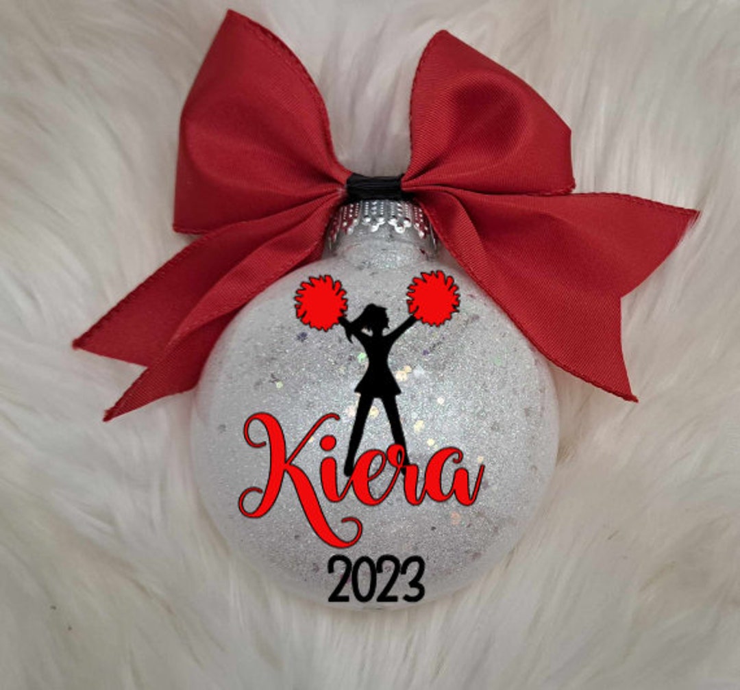Cheerleader Christmas Ornament, Cheer, Cheerleading, Cheerleaders ...