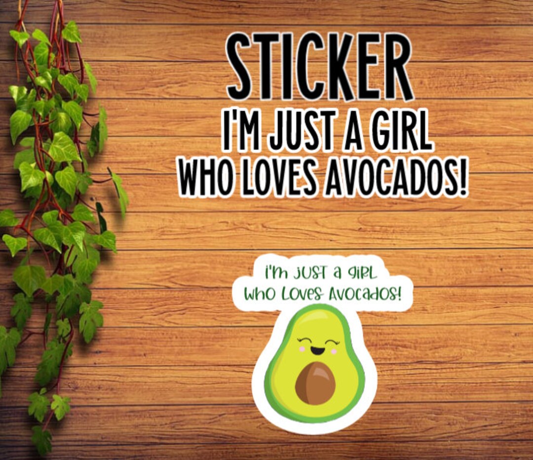 Avocado Stickers, Avocados, Food Stickers, Guacamole, Hipster Stickers ...