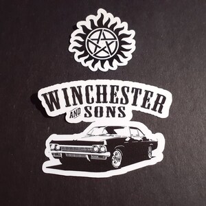 Supernatural Sticker Set Stickers Supernatural Sam Dean - Etsy
