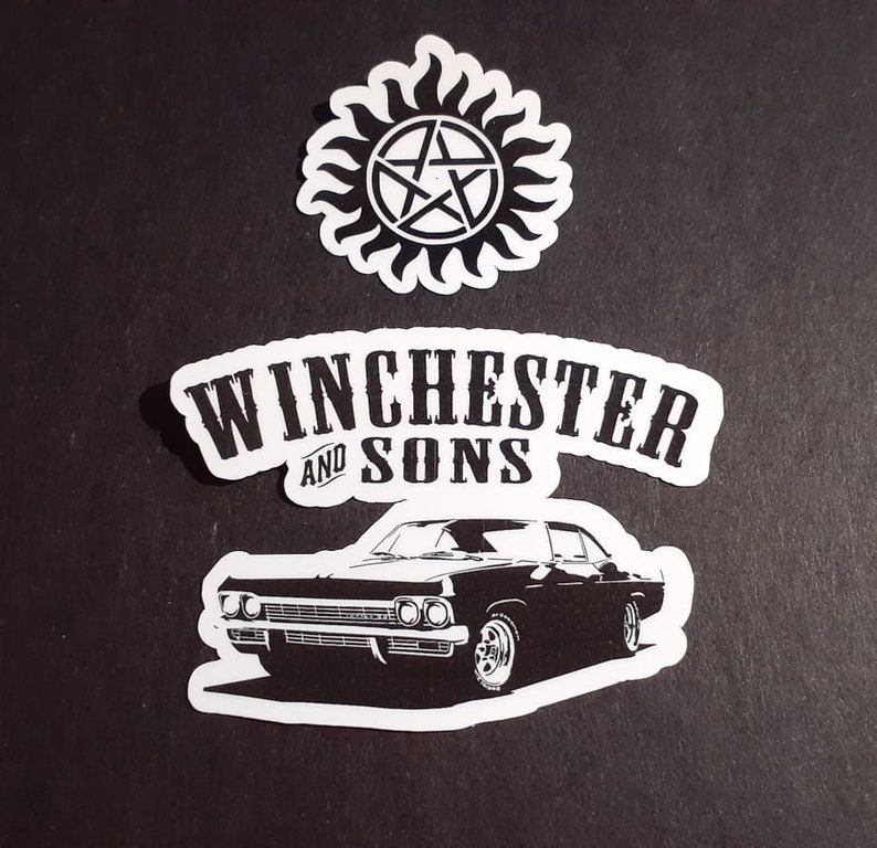Supernatural Sticker Set Stickers Supernatural Sam Dean - Etsy