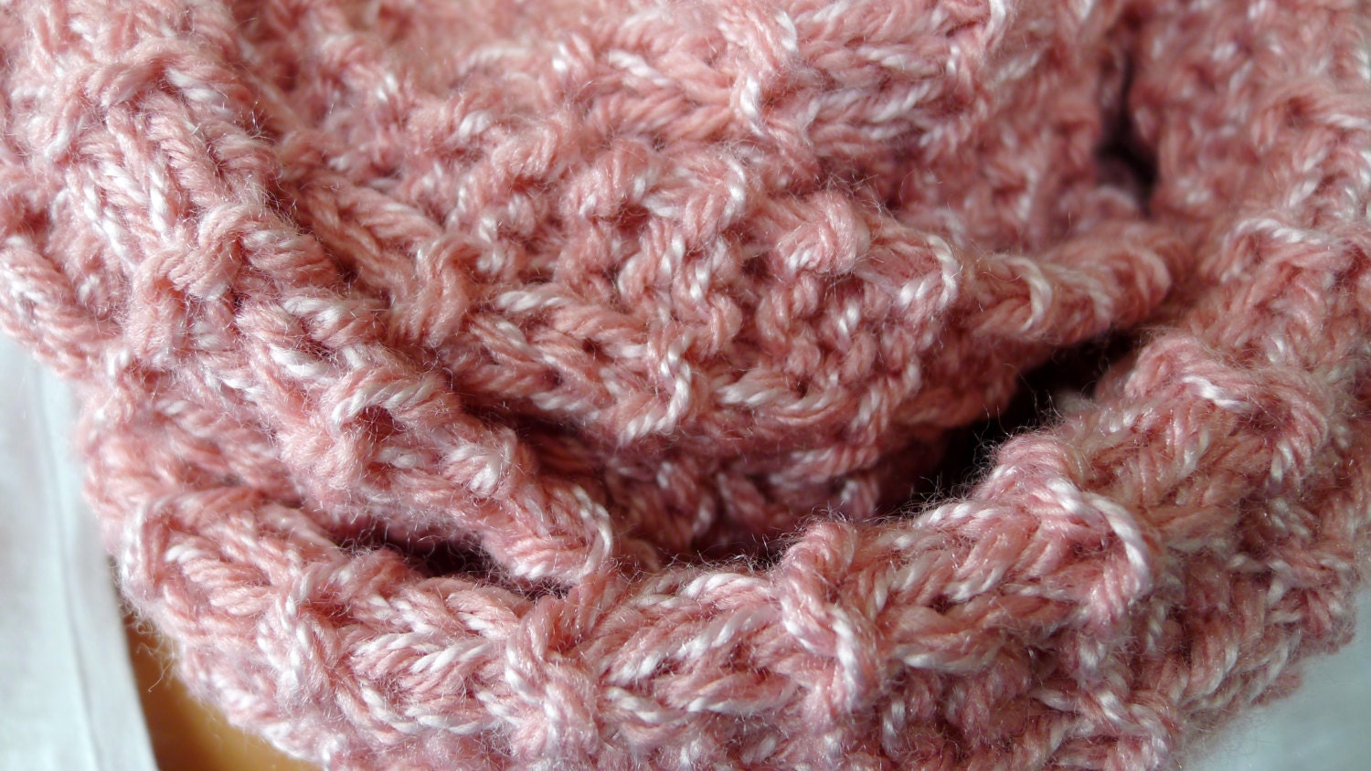 Bufanda para mujer rosa Cuellos de lana tejidos a mano - Etsy México