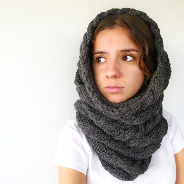 Knitted Hood - Etsy