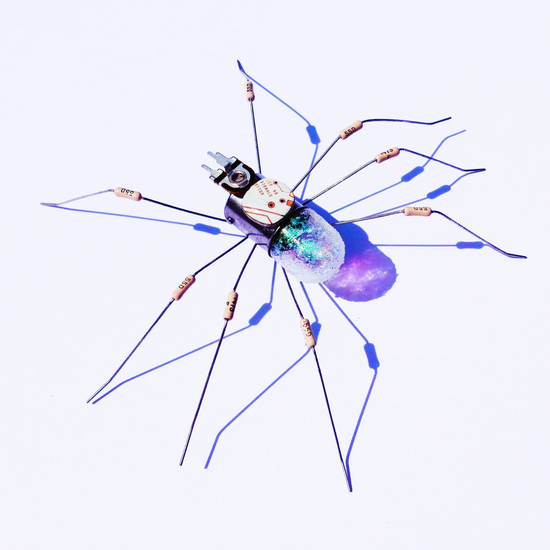 Electrickery White Recycled Light Bulb Spider Resistor Circuit Board ...
