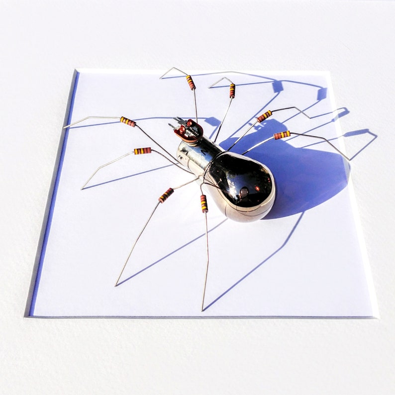 Steampunk Spider Art Framed Spider Robot Spider Faux Taxidermy - Etsy