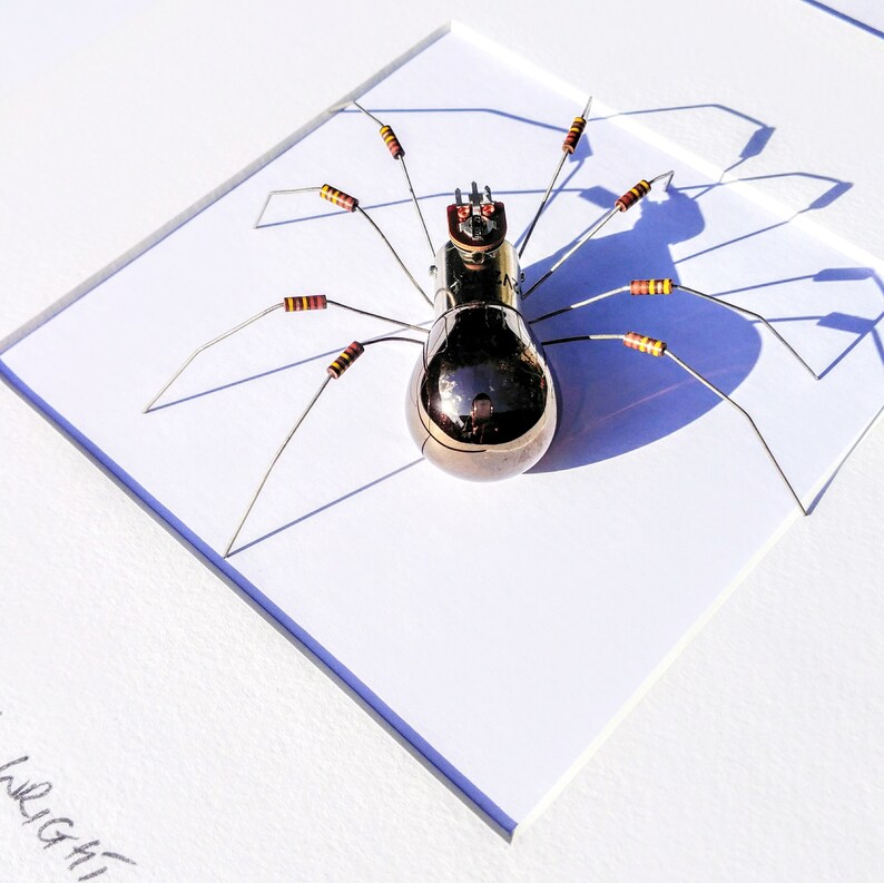 Steampunk Spider Art Framed Spider Robot Spider Faux Taxidermy - Etsy