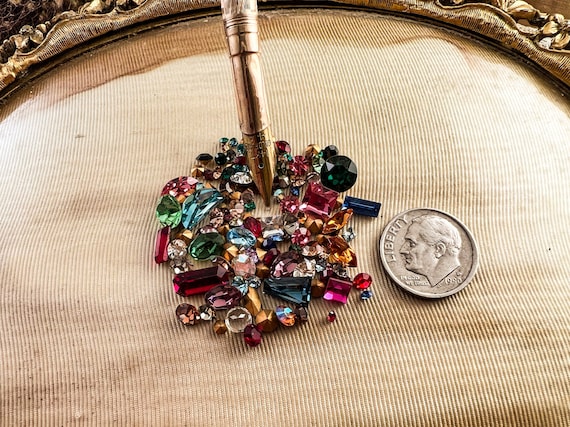 Vintage Swarovski Rhinestone Lot Crystal Clay Mix Sample Pack - Etsy
