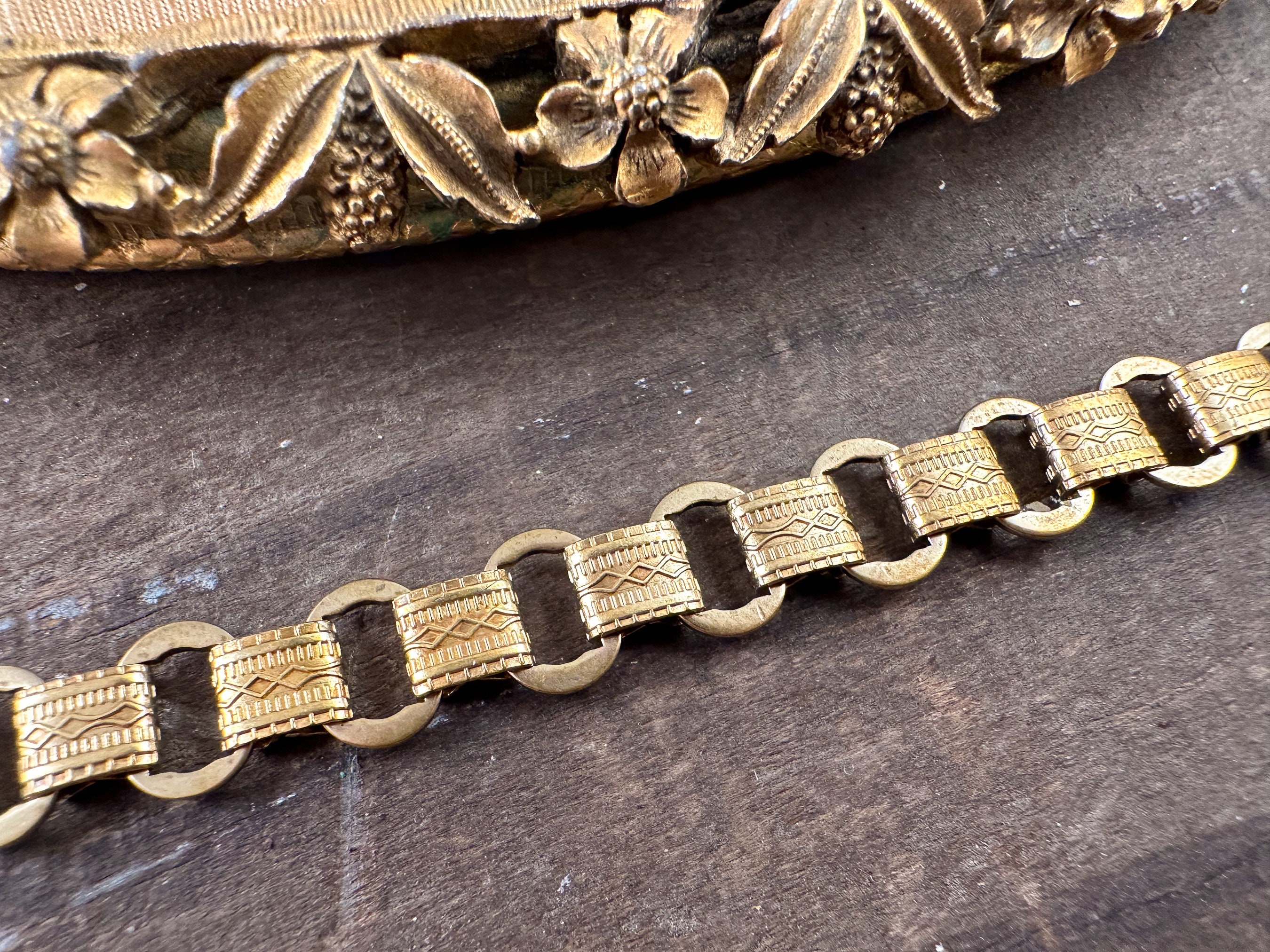 Gorgeous Victorian Book Chain Solid Brass Decorative Reproduction ...