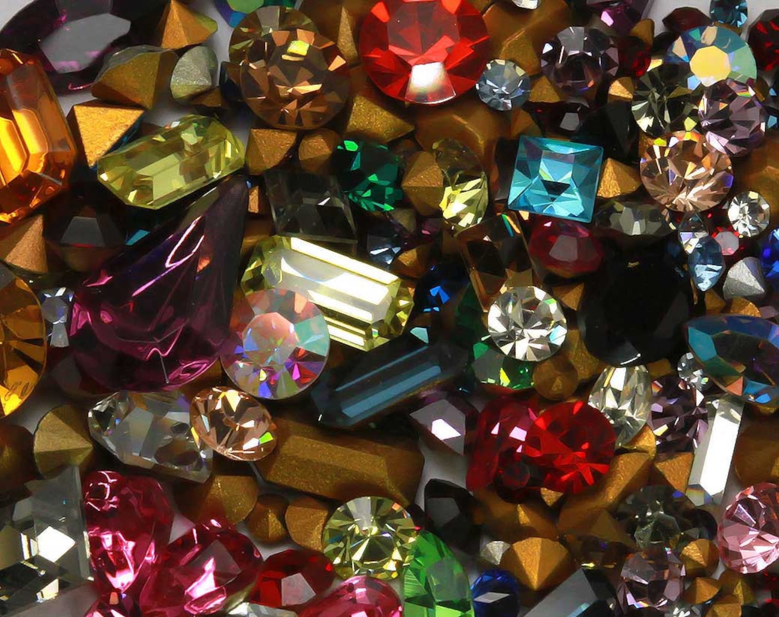 Vintage Swarovski Rhinestone Lot Fancy Mix 10pp 34ss | Etsy