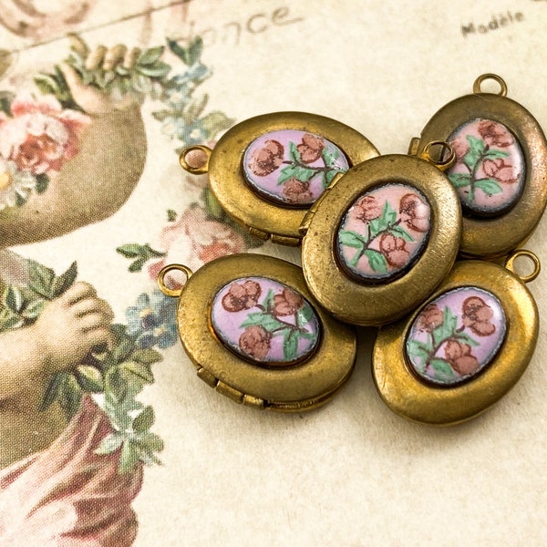 Antique Brass Locket - Etsy