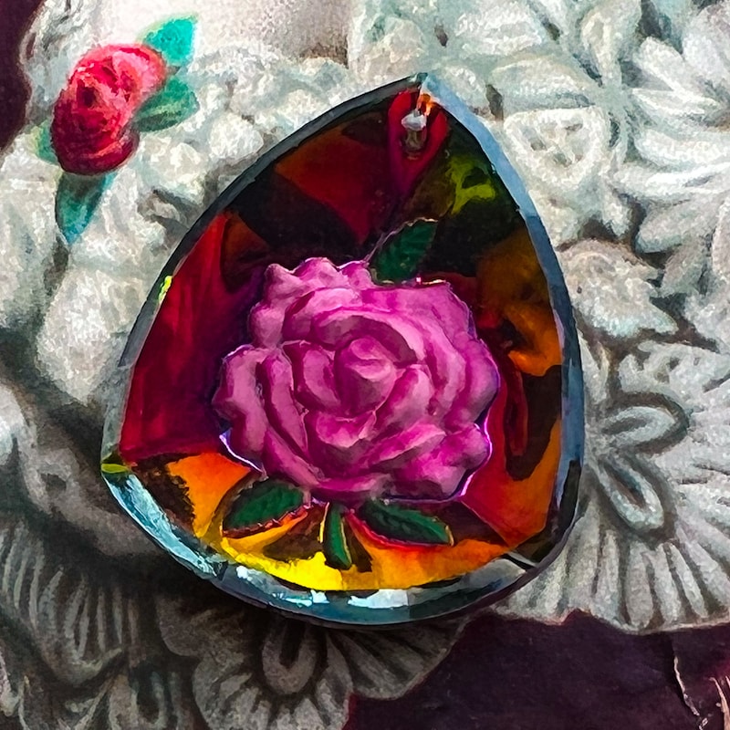Antique Cut Colored Glass - Etsy