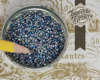 Vintage Swarovski Rhinestone Lot Crystal Clay Mix Sample Pack 10pp 34ss ...