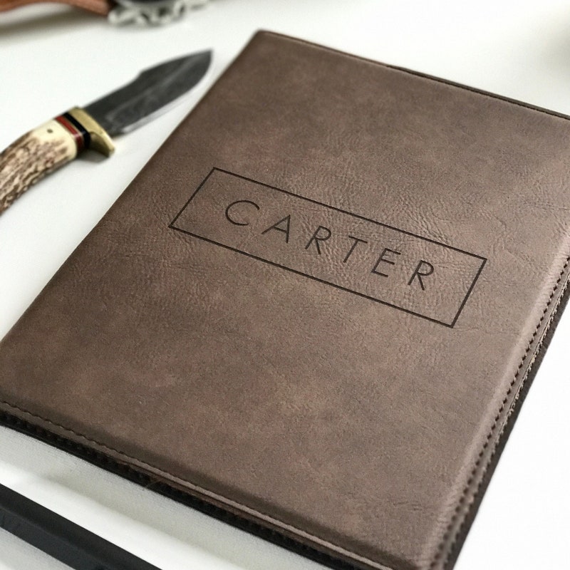 Personalized Padfolio - Etsy