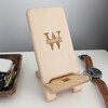 Custom Engraved Phone Stand, Personalized Charging Station, Unique ...