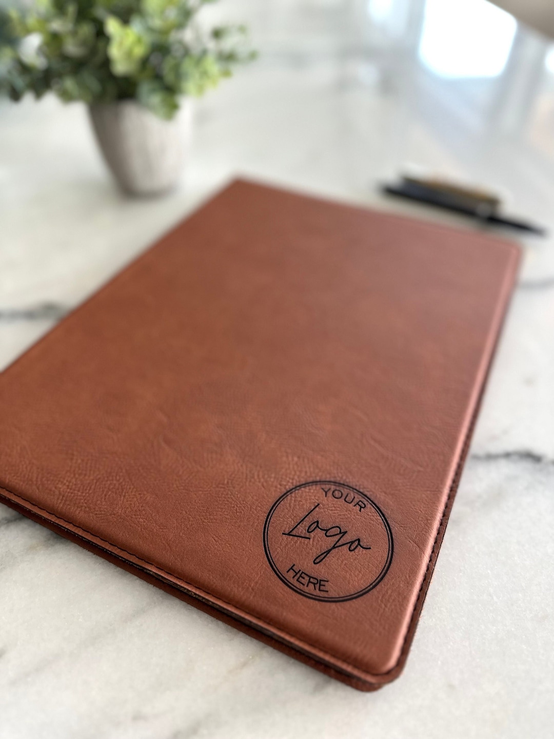 Logo Branded Leather Notebook Corporate Business Workbook Custom ... Logo Branded Leather Notebook Corporate Business Workbook Custom ...
