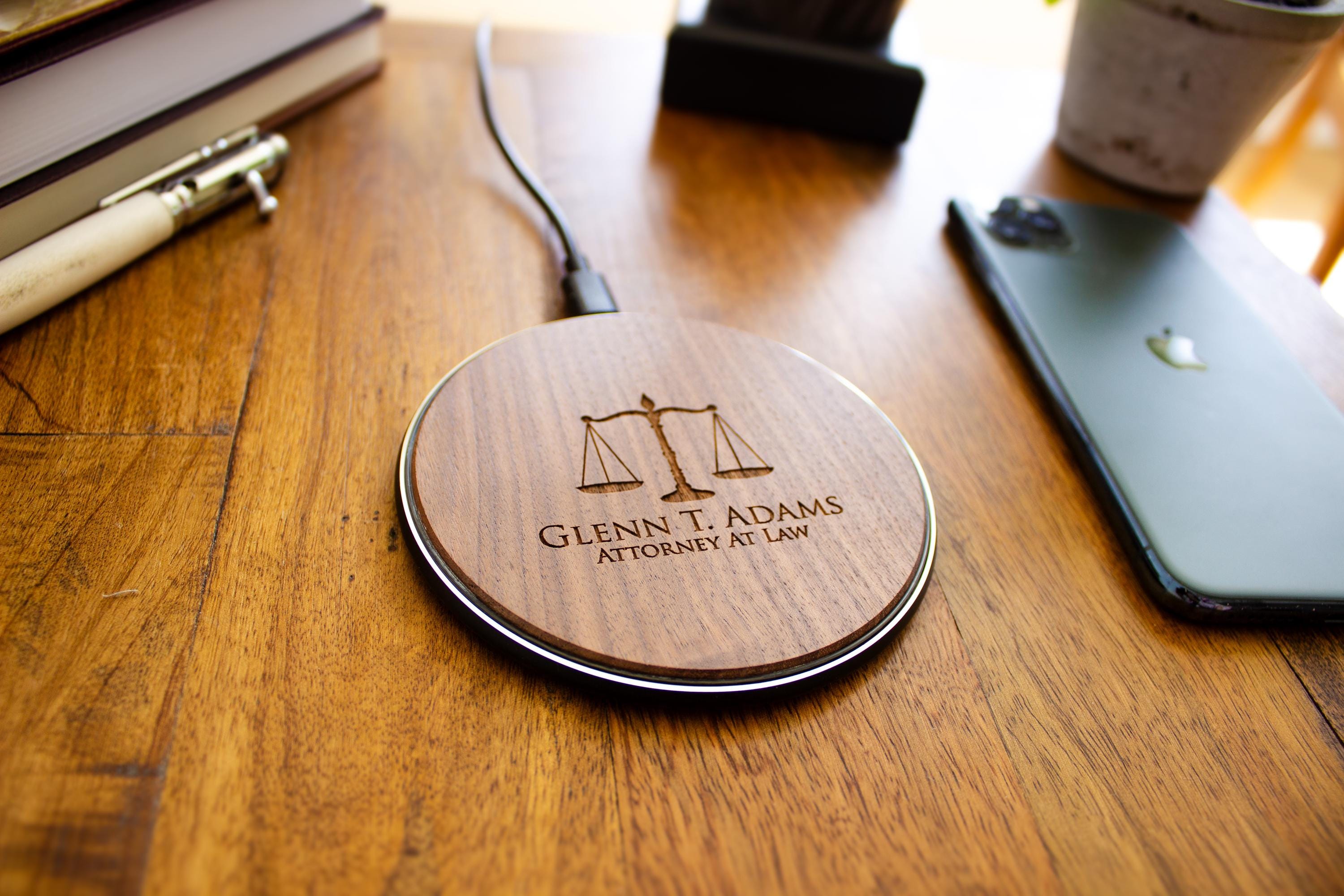 Personalized Wireless Phone Charger. Custom Engraved iPhone Charging ...