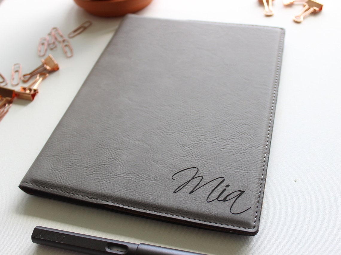 Personalized Padfolio, Custom Engraved Padfolio for Men, Corporate Gift ...
